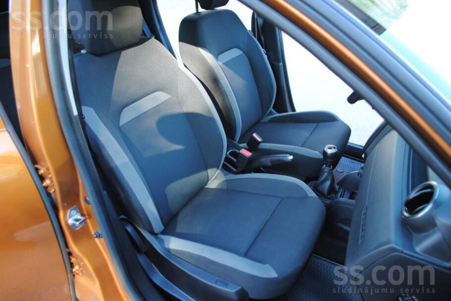 Orange Dacia Duster 2018 in Riga, with an engine capacity of 1.50 L and mileage of 78 thousand km for 9990 €, photo 14 on AUTOMOTO.COM.LV