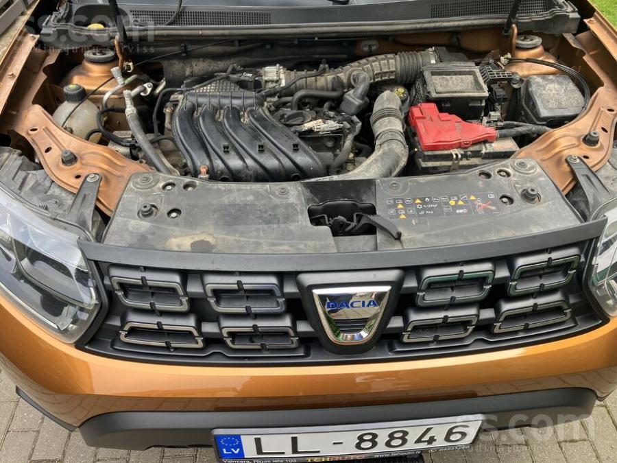 Oranžs Dacia Duster 2018 Valmiera, ar dzinēja tilpumu 1.60 L un nobraukumu 106 tūkst. km par 9800 €, foto 12 vietnē AUTOMOTO.COM.LV
