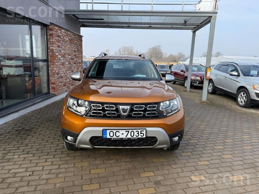 Orange Dacia Duster 2019 in Talsi, with an engine capacity of 1.30 L and mileage of 115 thousand km for 13990 €, photo 3 on AUTOMOTO.COM.LV