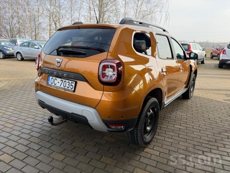 Orange Dacia Duster 2019 in Talsi, with an engine capacity of 1.30 L and mileage of 115 thousand km for 13990 €, photo 5 on AUTOMOTO.COM.LV