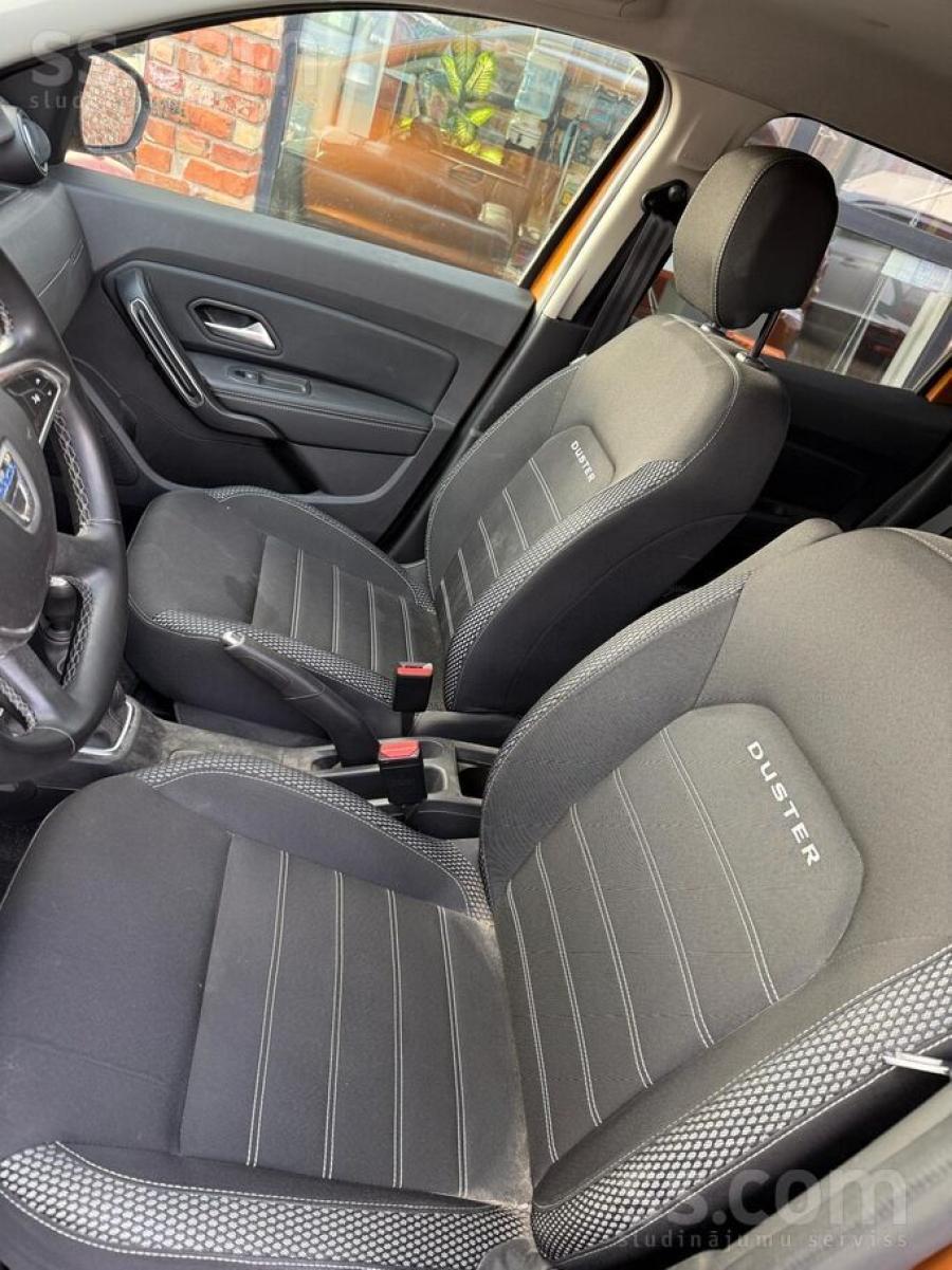 Orange Dacia Duster 2019 in Talsi, with an engine capacity of 1.30 L and mileage of 115 thousand km for 13990 €, photo 21 on AUTOMOTO.COM.LV