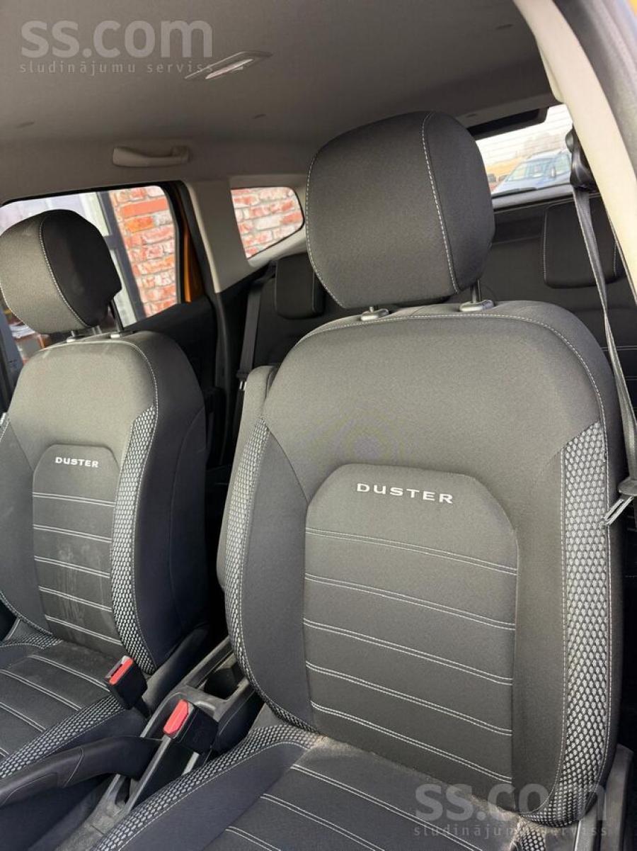 Orange Dacia Duster 2019 in Talsi, with an engine capacity of 1.30 L and mileage of 115 thousand km for 13990 €, photo 22 on AUTOMOTO.COM.LV