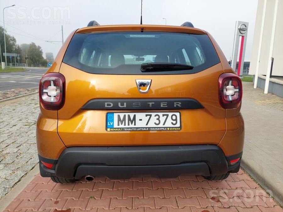 Oranžs Dacia Duster 2020 Daugavpils, ar dzinēja tilpumu 1.00 L un nobraukumu 95 tūkst. km par 8900 €, foto 5 vietnē AUTOMOTO.COM.LV
