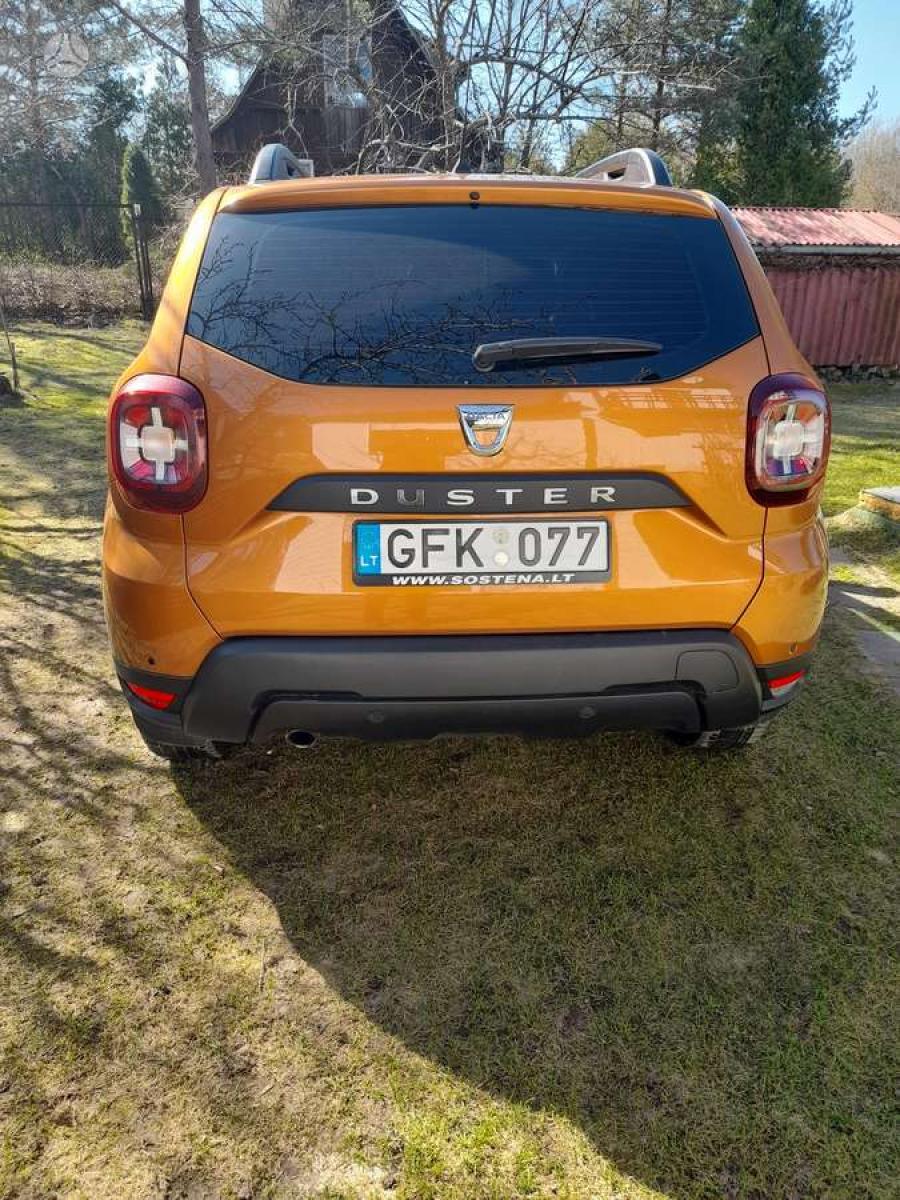 Orange Dacia Duster 2020 in Vilnius, with an engine capacity of 1.00 L and mileage of 61 thousand km for 10300 €, photo 7 on AUTOMOTO.COM.LV