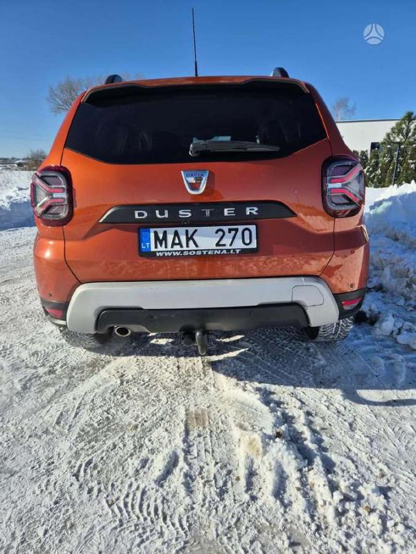 Oranžs Dacia Duster 2021 Klaipėda, ar dzinēja tilpumu 1.33 L un nobraukumu 84 tūkst. km par 14999 €, foto 6 vietnē AUTOMOTO.COM.LV
