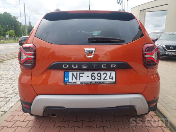 Orange Dacia Duster 2022 in Daugavpils, with an engine capacity of 1.50 L and mileage of 68 thousand km for 16200 €, photo 5 on AUTOMOTO.COM.LV