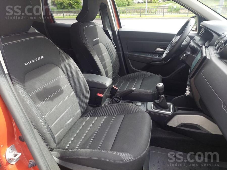 Oranžs Dacia Duster 2022 Daugavpils, ar dzinēja tilpumu 1.50 L un nobraukumu 68 tūkst. km par 16200 €, foto 9 vietnē AUTOMOTO.COM.LV