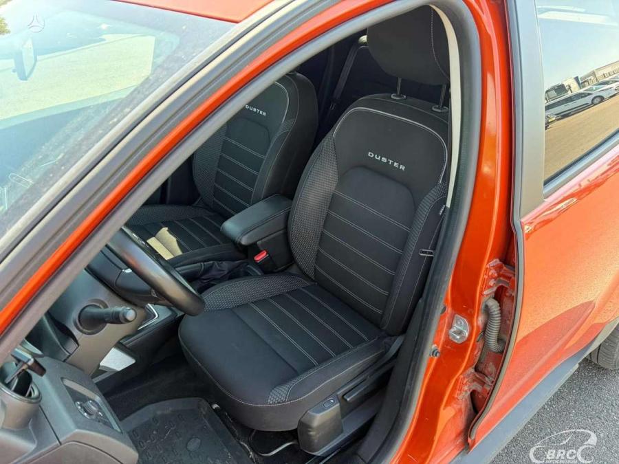 Orange Dacia Duster 2022 in Vilnius, with an engine capacity of 1.33 L and mileage of 73 thousand km for 12900 €, photo 11 on AUTOMOTO.COM.LV