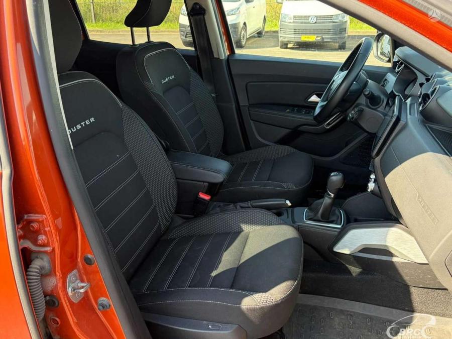 Orange Dacia Duster 2022 in Vilnius, with an engine capacity of 1.33 L and mileage of 73 thousand km for 12900 €, photo 12 on AUTOMOTO.COM.LV