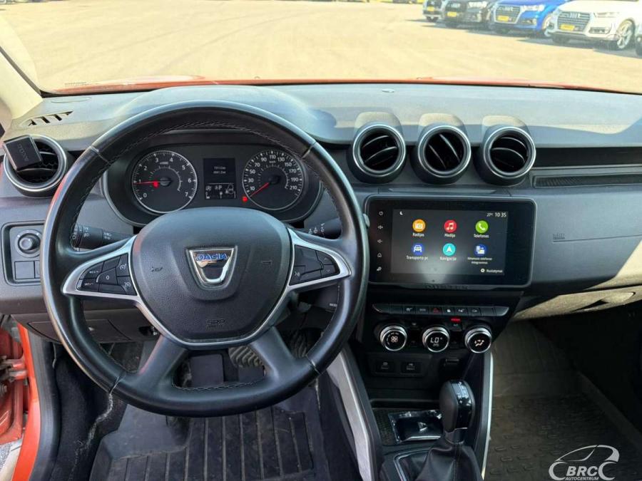 Orange Dacia Duster 2022 in Vilnius, with an engine capacity of 1.33 L and mileage of 73 thousand km for 12900 €, photo 13 on AUTOMOTO.COM.LV