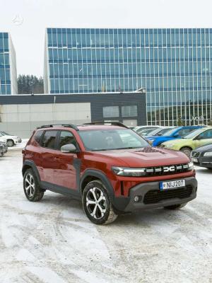 Orange Dacia Duster 2025 in Vilnius, with an engine capacity of 1.60 L and mileage of 27 thousand km for 24500 €, photo  on AUTOMOTO.COM.LV