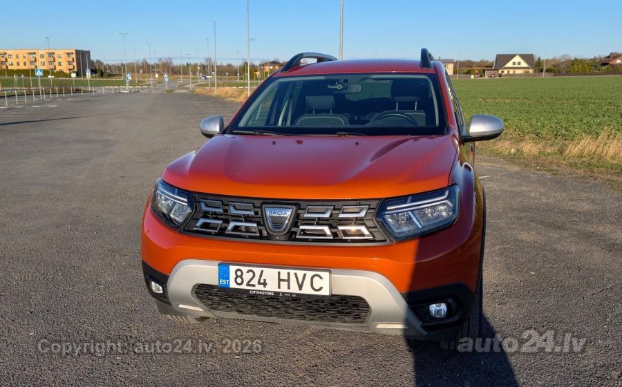 Orange Dacia Duster 2021 in Tallinn, with an engine capacity of 1.30 L and mileage of 42 thousand km for 14999 €, photo 1 on AUTOMOTO.COM.LV