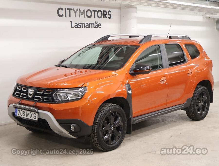 Orange Dacia Duster 2022 in Tallinn, with an engine capacity of 1.30 L and mileage of 52 thousand km for 16900 €, photo 1 on AUTOMOTO.COM.LV