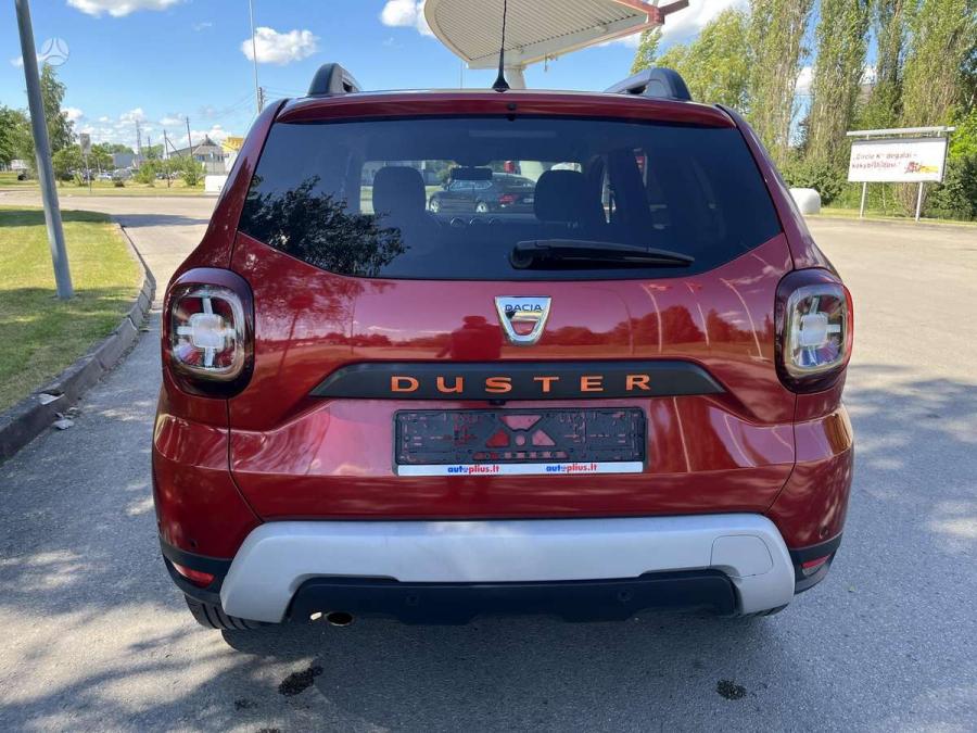 Red Dacia Duster 2020 in Taurage, with an engine capacity of 1.00 L and mileage of 195 thousand km for 7600 €, photo 5 on AUTOMOTO.COM.LV