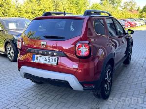 Red Dacia Duster 2021 in Riga, with an engine capacity of 1.00 L and mileage of 166 thousand km for 9200 €, photo 4 on AUTOMOTO.COM.LV