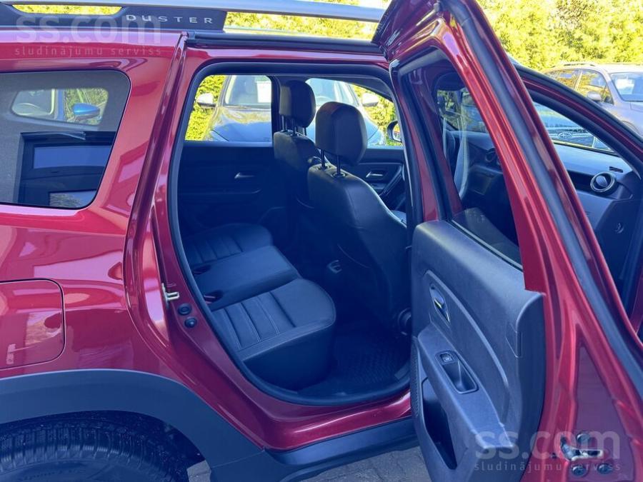 Red Dacia Duster 2021 in Riga, with an engine capacity of 1.00 L and mileage of 166 thousand km for 9200 €, photo 10 on AUTOMOTO.COM.LV