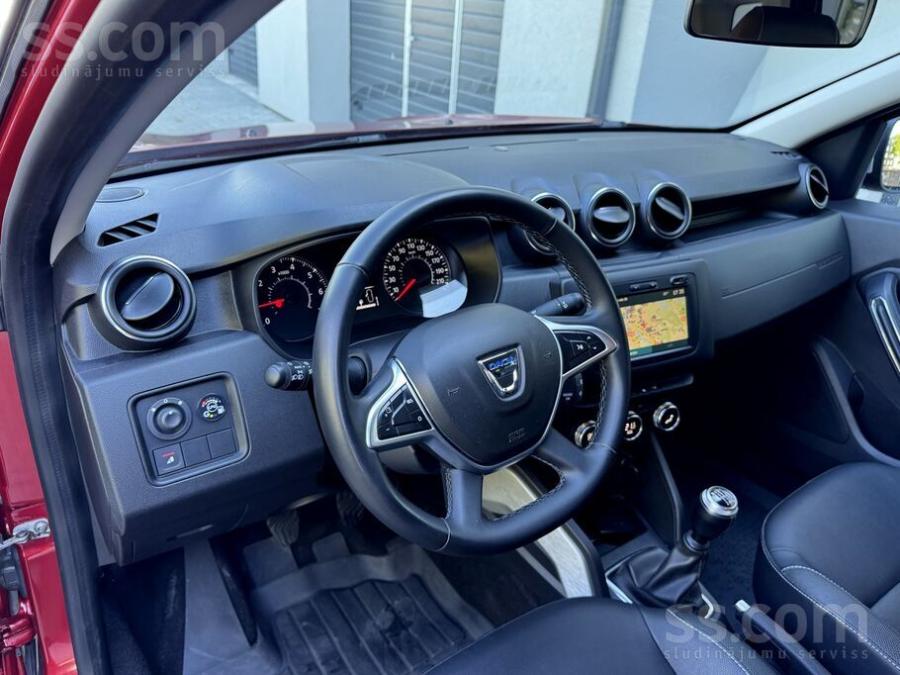 Red Dacia Duster 2021 in Riga, with an engine capacity of 1.00 L and mileage of 166 thousand km for 9200 €, photo 18 on AUTOMOTO.COM.LV