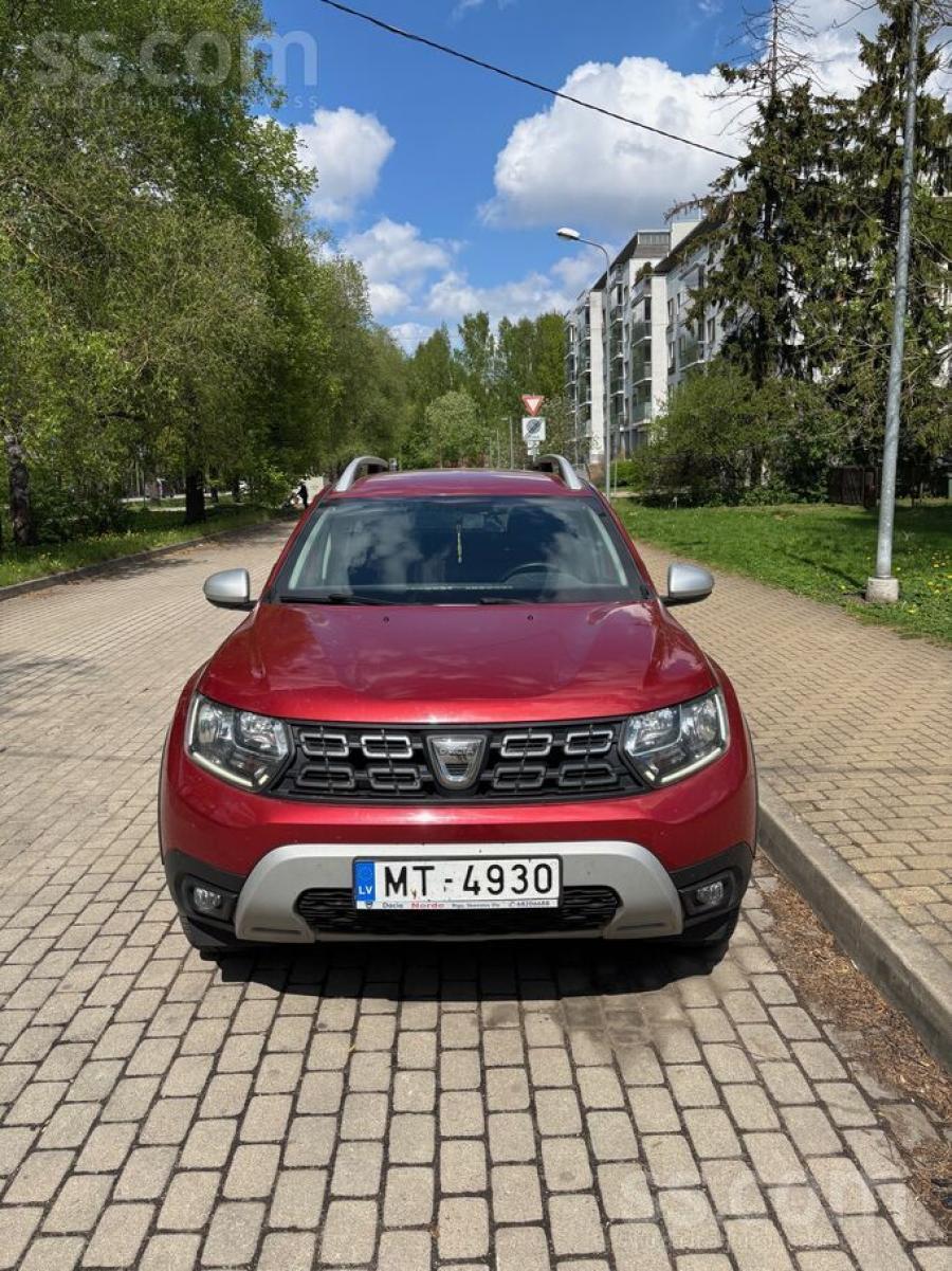 Red Dacia Duster 2021 in Riga, with an engine capacity of 1.00 L and mileage of 165 thousand km for 9500 €, photo 7 on AUTOMOTO.COM.LV