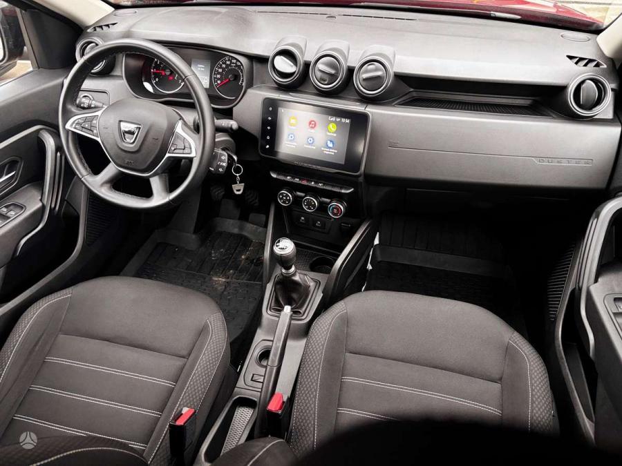 Красный Дачия Duster 2021 в Вильнюс, объемом двигателя 1.00 л и пробегом 76 тыс. км за 10500 €, фото 10 на AUTOMOTO.COM.LV