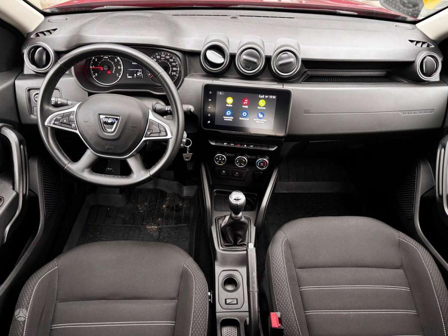 Красный Дачия Duster 2021 в Вильнюс, объемом двигателя 1.00 л и пробегом 76 тыс. км за 10500 €, фото 11 на AUTOMOTO.COM.LV