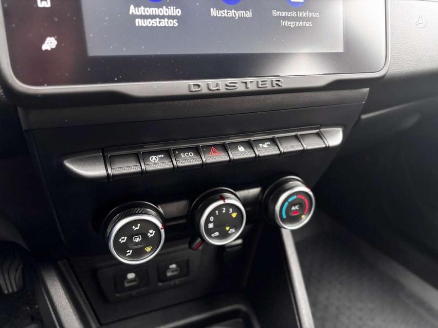 Красный Дачия Duster 2021 в Вильнюс, объемом двигателя 1.00 л и пробегом 76 тыс. км за 10500 €, фото 21 на AUTOMOTO.COM.LV