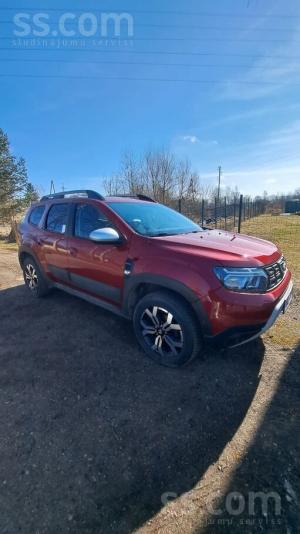 Red Dacia Duster 2022 in Daugavpils, with an engine capacity of 1.30 L and mileage of 49 thousand km for 16900 €, photo  on AUTOMOTO.COM.LV