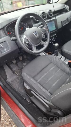 Red Dacia Duster 2022 in Daugavpils, with an engine capacity of 1.30 L and mileage of 49 thousand km for 16900 €, photo 6 on AUTOMOTO.COM.LV