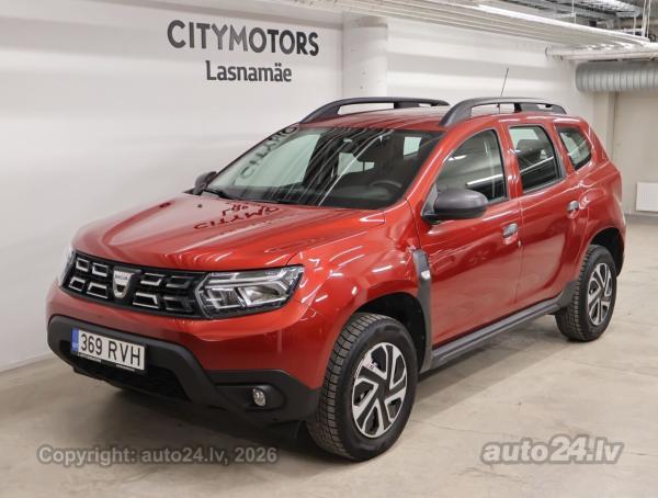 Red Dacia Duster 2022 in Tallinn, with an engine capacity of 1.00 L and mileage of 66 thousand km for 11900 €, photo 1 on AUTOMOTO.COM.LV