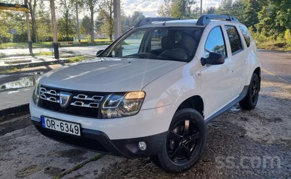 Dacia Duster 2014 in Riga on AUTOMOTO.COM.LV White Dacia Duster 2014 in Riga, with an engine capacity of 1.50 L and mileage of 141 thousand km for 5990 €, photo 1 on AUTOMOTO.COM.LV