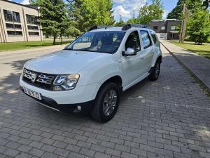 White Dacia Duster 2016 in Taurage, with an engine capacity of 1.46 L and mileage of 129 thousand km for 4800 €, photo 3 on AUTOMOTO.COM.LV