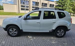 White Dacia Duster 2016 in Taurage, with an engine capacity of 1.46 L and mileage of 129 thousand km for 4800 €, photo 5 on AUTOMOTO.COM.LV