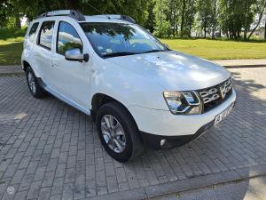 White Dacia Duster 2016 in Taurage, with an engine capacity of 1.46 L and mileage of 129 thousand km for 4800 €, photo 11 on AUTOMOTO.COM.LV