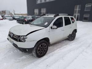 White Dacia Duster 2017 in Taurage, with an engine capacity of 1.20 L and mileage of 66 thousand km for 5700 €, photo  on AUTOMOTO.COM.LV