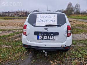 White Dacia Duster 2017 in Ogre, with an engine capacity of 1.50 L and mileage of 236 thousand km for 6000 €, photo 10 on AUTOMOTO.COM.LV