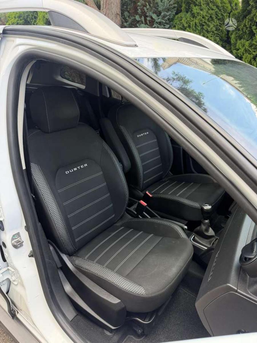 White Dacia Duster 2018 in Kaunas, with an engine capacity of 1.46 L and mileage of 172 thousand km for 6600 €, photo 21 on AUTOMOTO.COM.LV