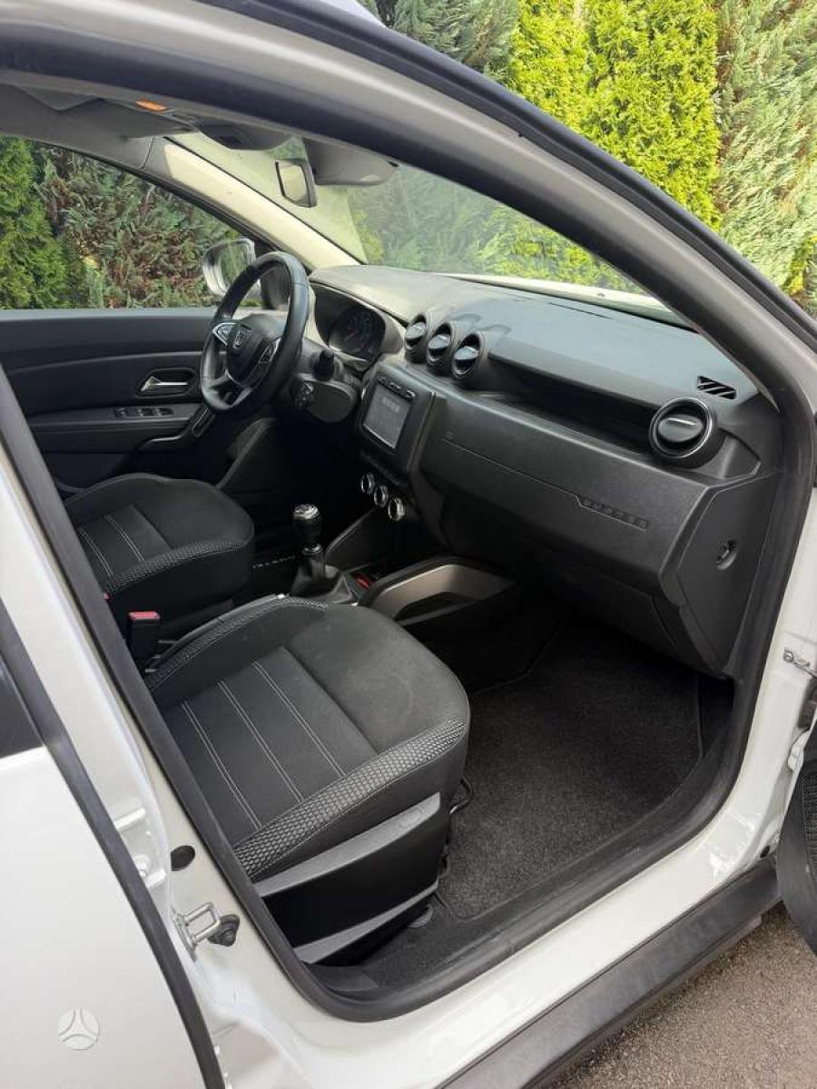 White Dacia Duster 2018 in Kaunas, with an engine capacity of 1.46 L and mileage of 172 thousand km for 6600 €, photo 22 on AUTOMOTO.COM.LV