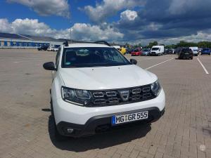White Dacia Duster 2018 in Taurage, with an engine capacity of 1.60 L and mileage of 86 thousand km for 7900 €, photo 6 on AUTOMOTO.COM.LV