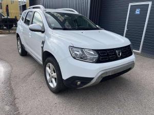 White Dacia Duster 2018 in Alytus, with an engine capacity of 1.46 L and mileage of 295 thousand km for 5950 €, photo  on AUTOMOTO.COM.LV