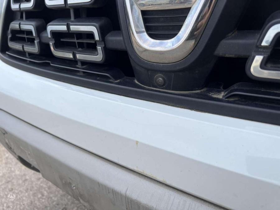 White Dacia Duster 2018 in Alytus, with an engine capacity of 1.46 L and mileage of 295 thousand km for 5900 €, photo 14 on AUTOMOTO.COM.LV