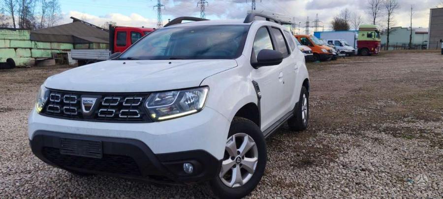 Balts Dacia Duster 2021 Kauņa, ar dzinēja tilpumu 1.46 L un nobraukumu 124 tūkst. km par 14157 €, foto 2 vietnē AUTOMOTO.COM.LV