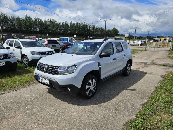 Белый Дачия Duster 2021 в Вильнюс, объемом двигателя 1.00 л и пробегом 68 тыс. км за 7555 €, фото 1 на AUTOMOTO.COM.LV