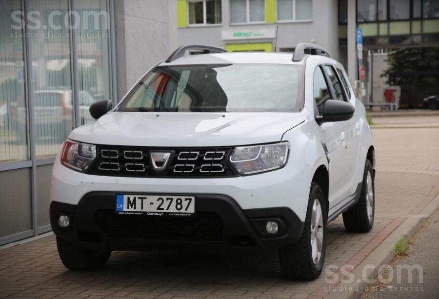 Белый Дачия Duster 2021 в Рига, объемом двигателя 1.50 л и пробегом 216 тыс. км за 8995 €, фото 1 на AUTOMOTO.COM.LV