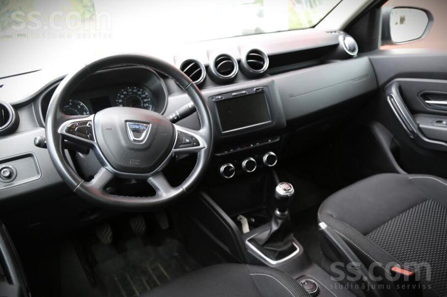 Белый Дачия Duster 2021 в Рига, объемом двигателя 1.50 л и пробегом 216 тыс. км за 8995 €, фото 9 на AUTOMOTO.COM.LV