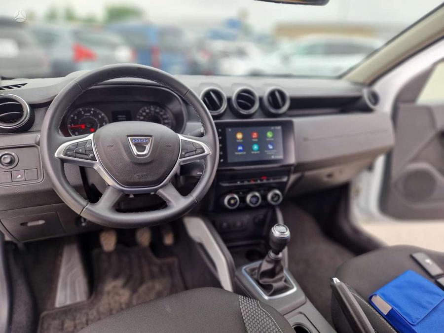Белый Дачия Duster 2021 в Таураге, объемом двигателя 1.46 л и пробегом 190 тыс. км за 10600 €, фото 10 на AUTOMOTO.COM.LV