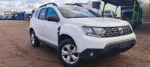 White Dacia Duster 2021 in Kaunas, with an engine capacity of 1.46 L and mileage of 130 thousand km for 13673 €, photo  on AUTOMOTO.COM.LV