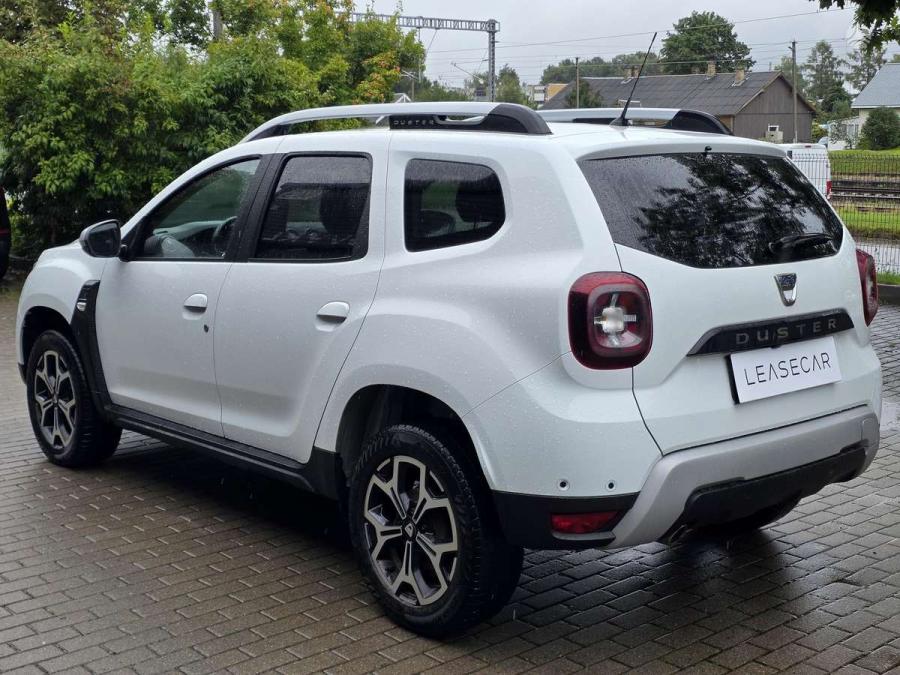 White Dacia Duster 2021 in Vilnius, with an engine capacity of 1.46 L and mileage of 129 thousand km for 13750 €, photo 7 on AUTOMOTO.COM.LV