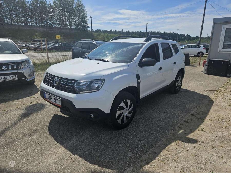 White Dacia Duster 2021 in Vilnius, with an engine capacity of 0.99 L and mileage of 120 thousand km for 7777 €, photo 4 on AUTOMOTO.COM.LV