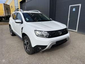 White Dacia Duster 2021 in Alytus, with an engine capacity of 1.46 L and mileage of 133 thousand km for 8950 €, photo  on AUTOMOTO.COM.LV
