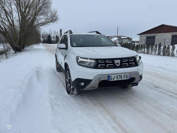 Balts Dacia Duster 2022 Kauņa, ar dzinēja tilpumu 1.46 L un nobraukumu 55 tūkst. km par 9900 €, foto 1 vietnē AUTOMOTO.COM.LV