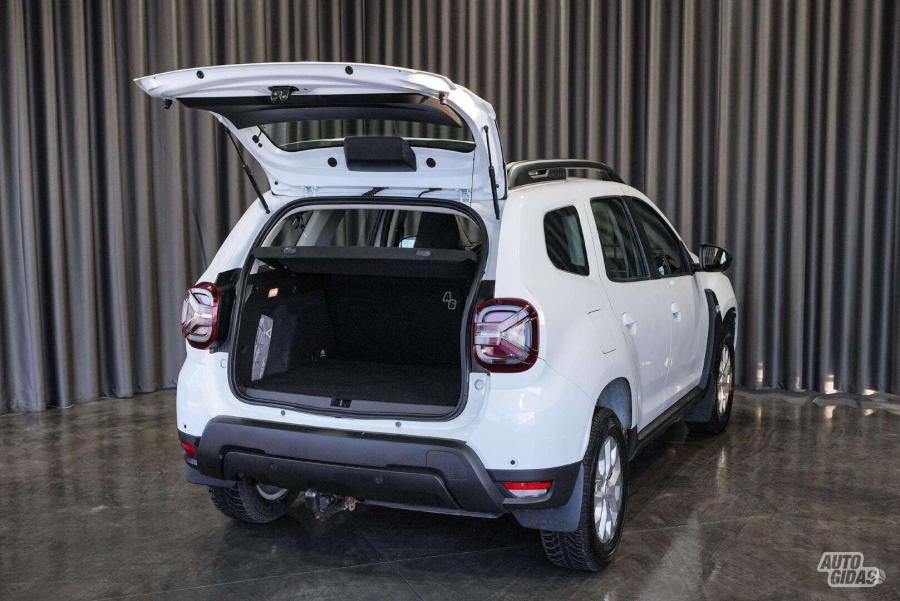 White Dacia Duster 2022 in Marijampole, with an engine capacity of 1.50 L and mileage of 91 thousand km for 13950 €, photo 12 on AUTOMOTO.COM.LV